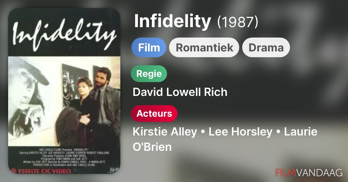Infidelity (film, 1987) - FilmVandaag.nl