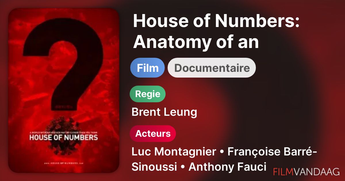 House of Numbers: Anatomy of an Epidemic (film, 2009) - FilmVandaag.nl