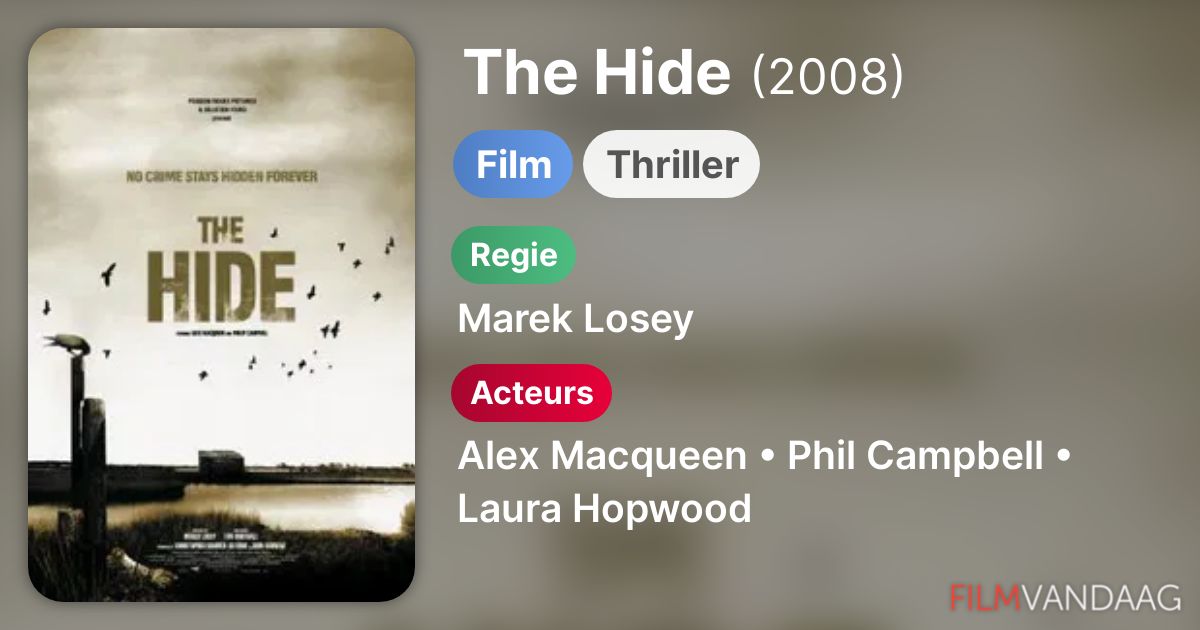 The Hide (film, 2008) - FilmVandaag.nl