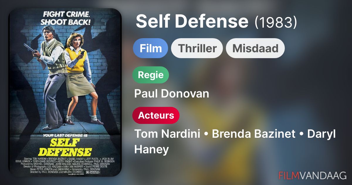 Self Defense (film, 1983) - FilmVandaag.nl
