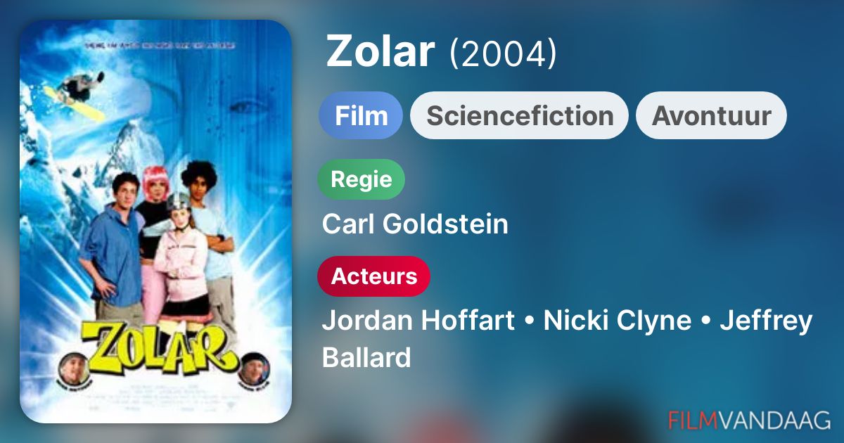 Zolar (film, 2004) - FilmVandaag.nl