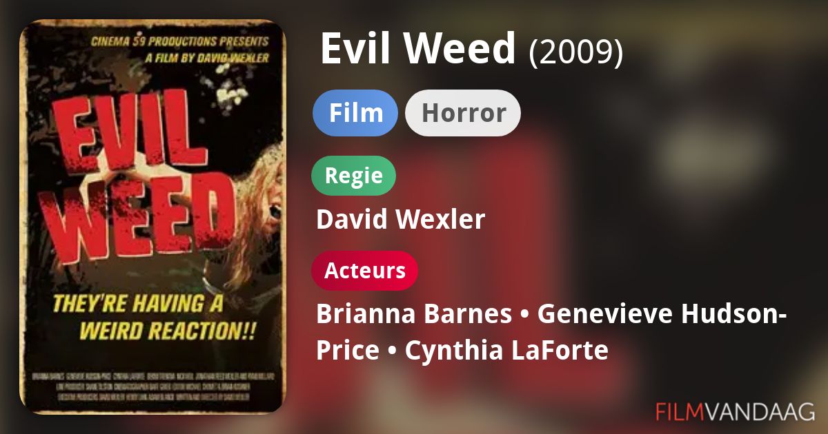 Evil Weed (film, 2009) - FilmVandaag.nl