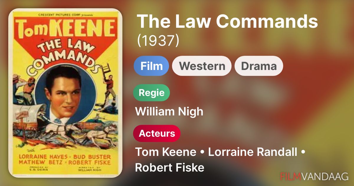 The Law Commands (film, 1937) - FilmVandaag.nl