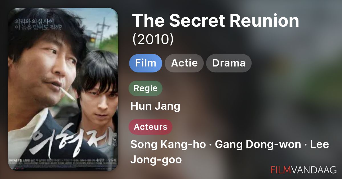 The Secret Reunion (film, 2010) - FilmVandaag.nl