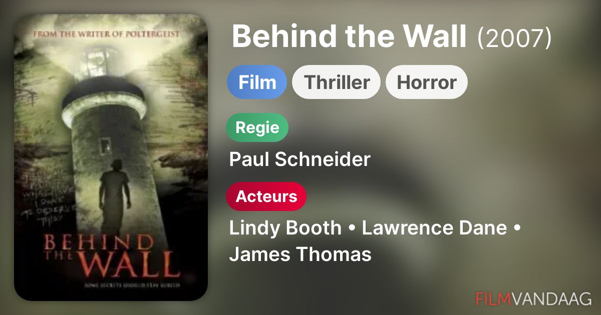 Behind the Wall (film, 2008) - FilmVandaag.nl