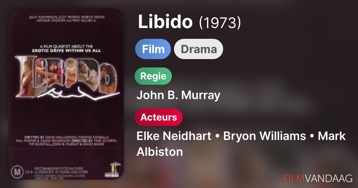 Libido (film, 1973) kopen op dvd of blu-ray - FilmVandaag.nl
