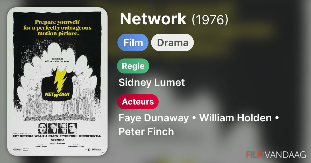 Network (film, 1976) - FilmVandaag.nl