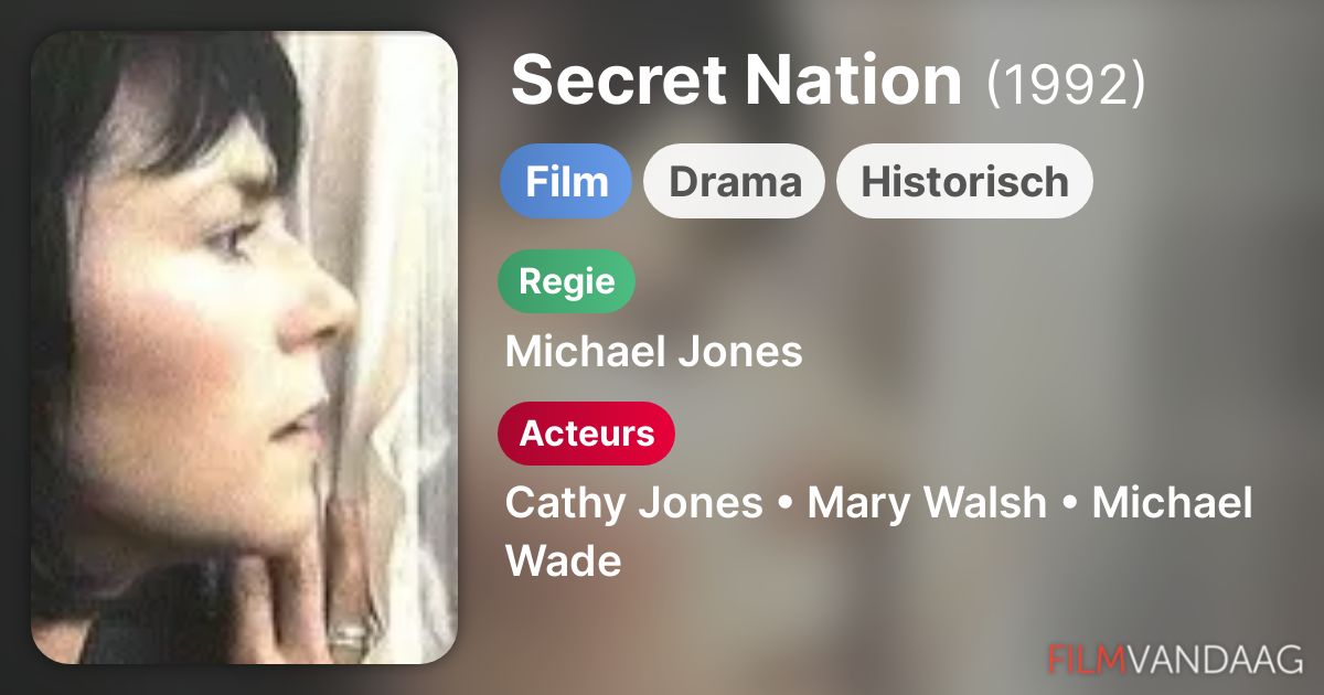 Secret Nation (film, 1992) - FilmVandaag.nl