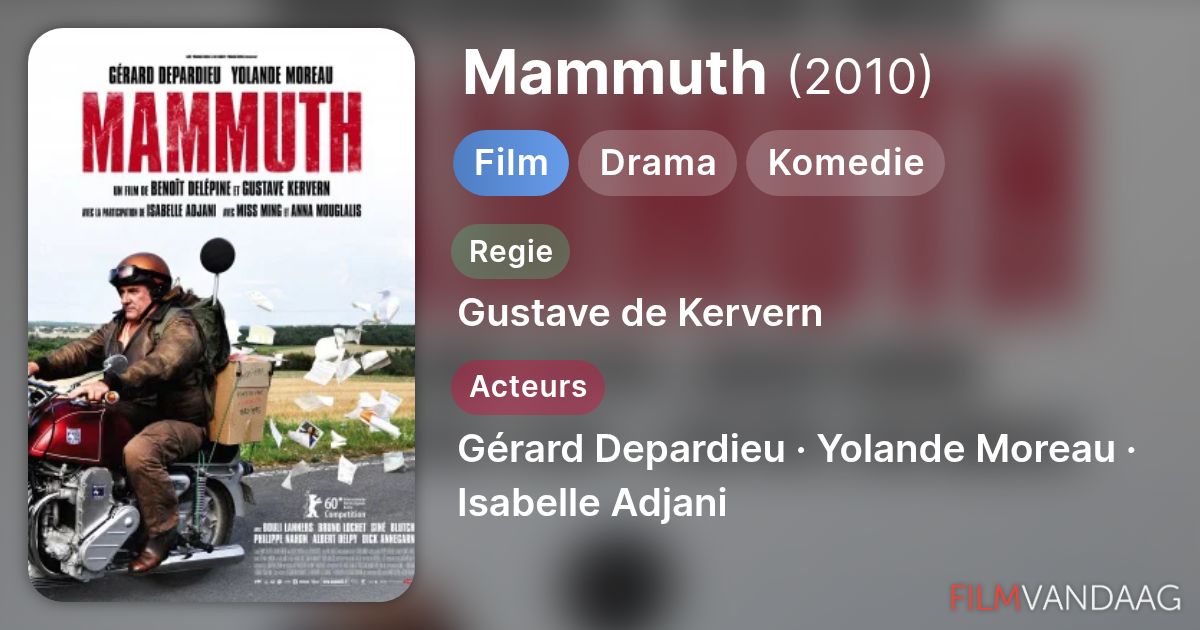 Mammuth (film, 2010) - FilmVandaag.nl