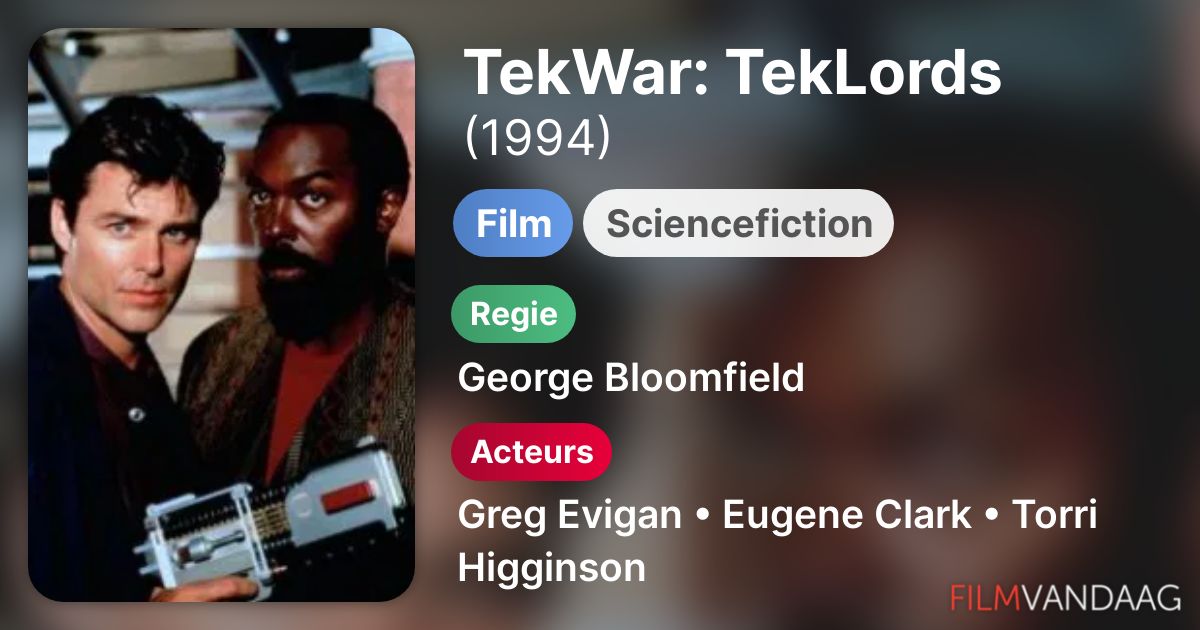 TekWar: TekLords (film, 1994) - FilmVandaag.nl