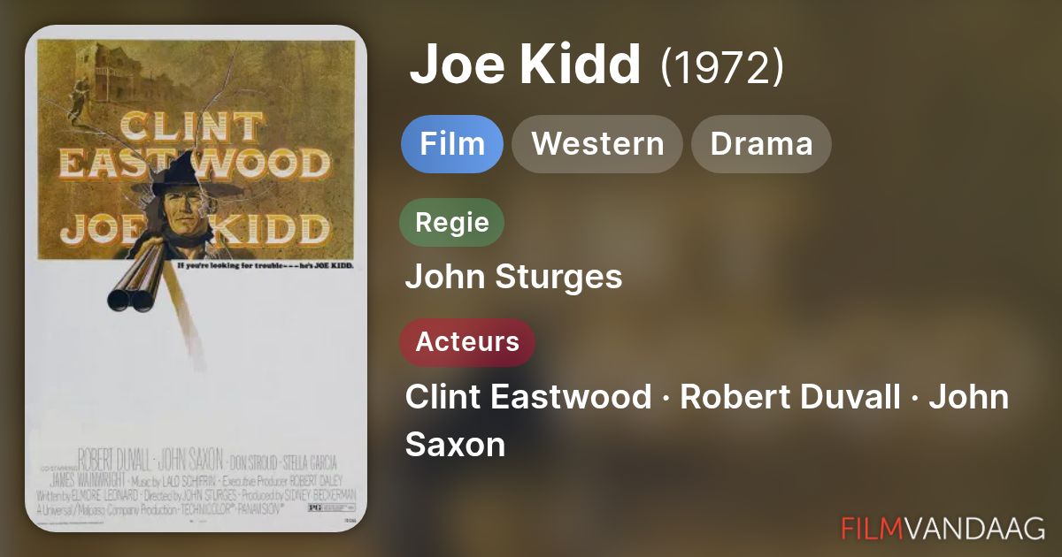 Joe Kidd (film, 1972) - FilmVandaag.nl