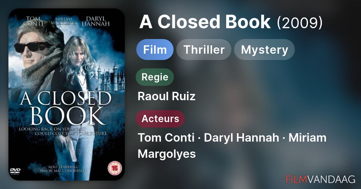 A Closed Book (film, 2009) - FilmVandaag.nl