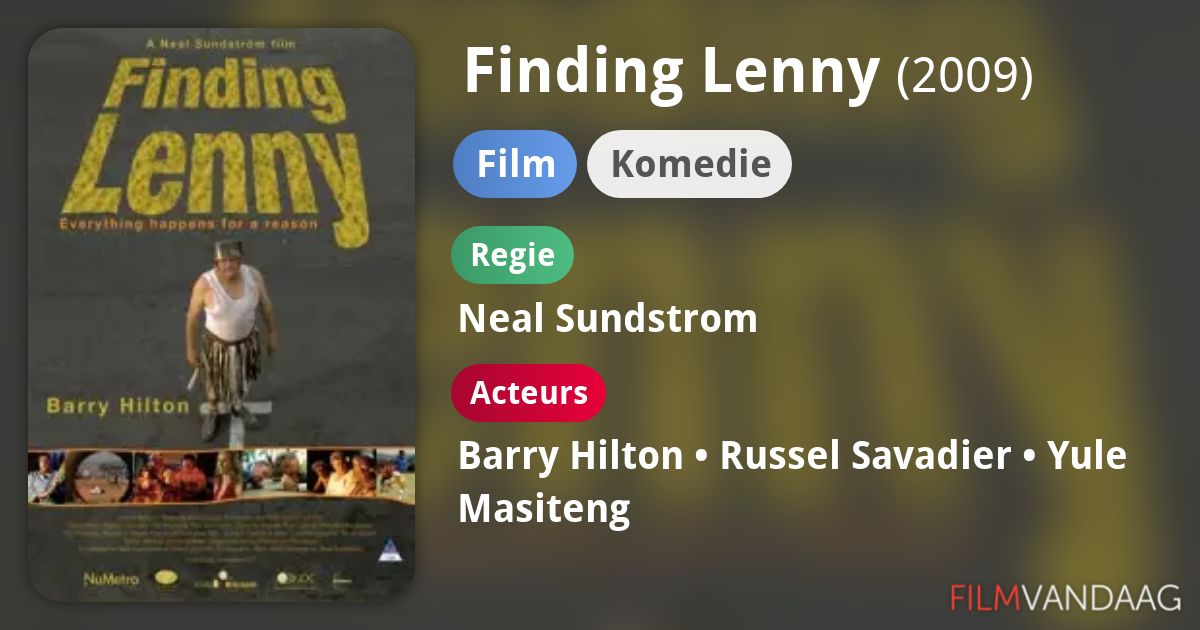 Finding Lenny (film, 2009) - FilmVandaag.nl
