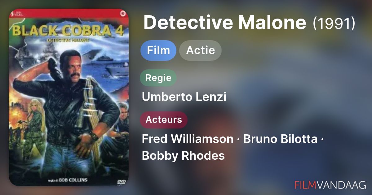 Detective Malone (film, 1991) - FilmVandaag.nl