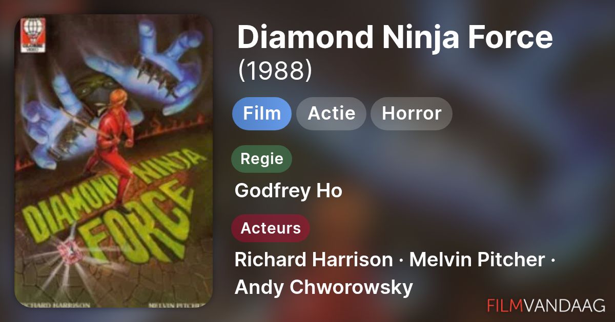 Diamond Ninja Force (film, 1988) - FilmVandaag.nl