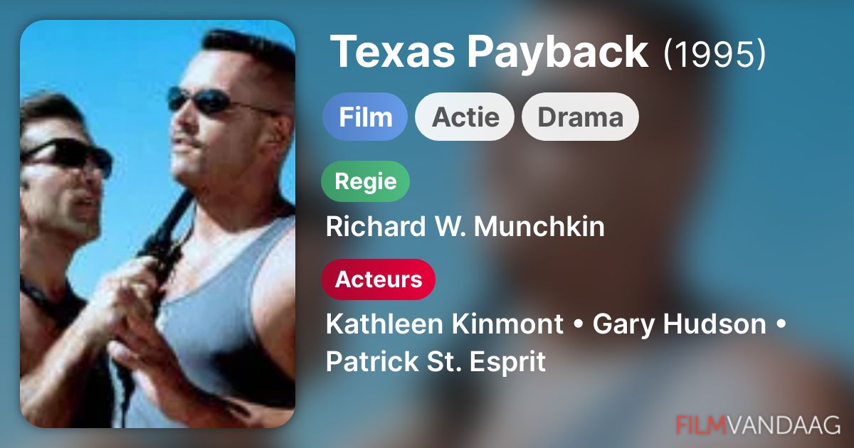 Texas Payback (film, 1996) - FilmVandaag.nl