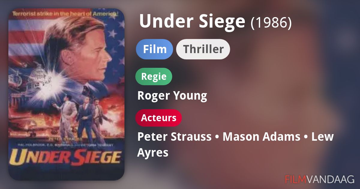 Under Siege (film, 1986) - FilmVandaag.nl