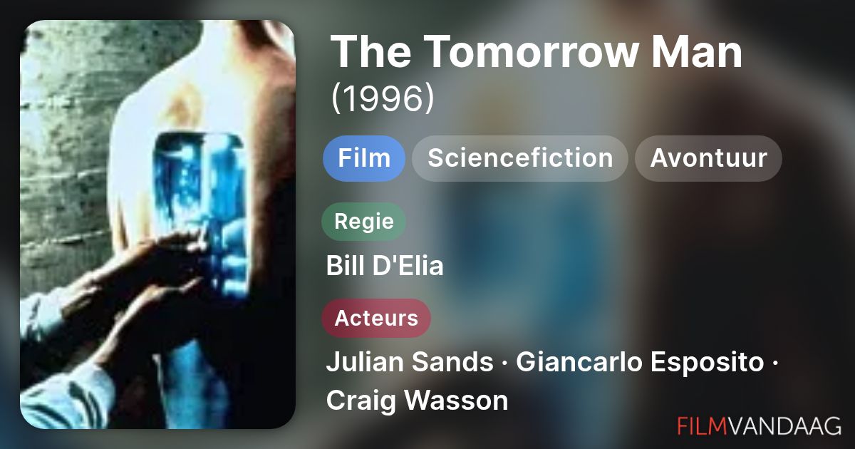 The Tomorrow Man (film, 1996) - FilmVandaag.nl