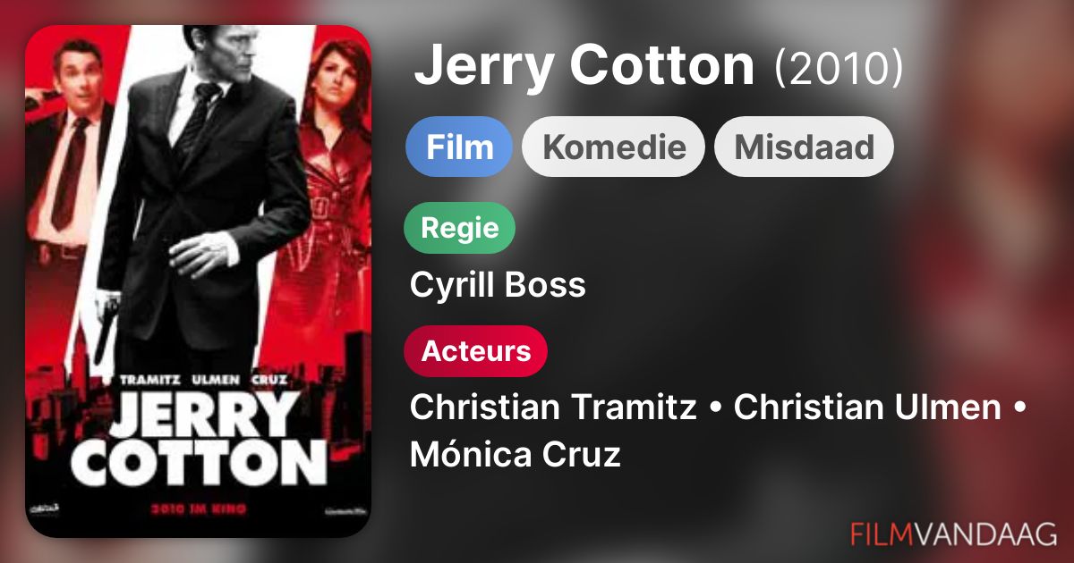 Jerry Cotton (film, 2010) - FilmVandaag.nl
