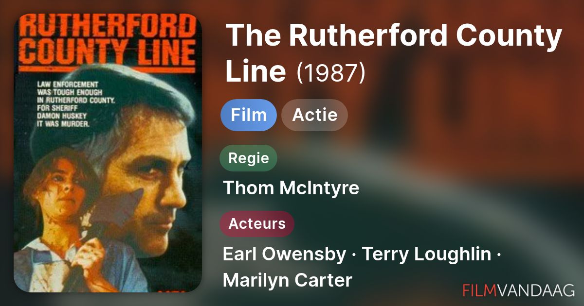 The Rutherford County Line (film, 1987) Nu Online Kijken - FilmVandaag.nl