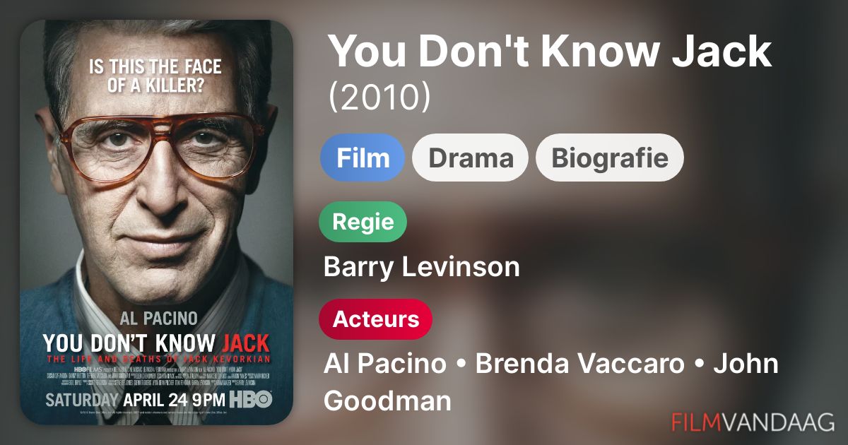 You Don't Know Jack (film, 2010) - FilmVandaag.nl