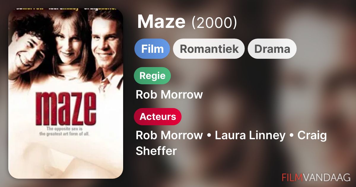 Maze (film, 2000) - FilmVandaag.nl