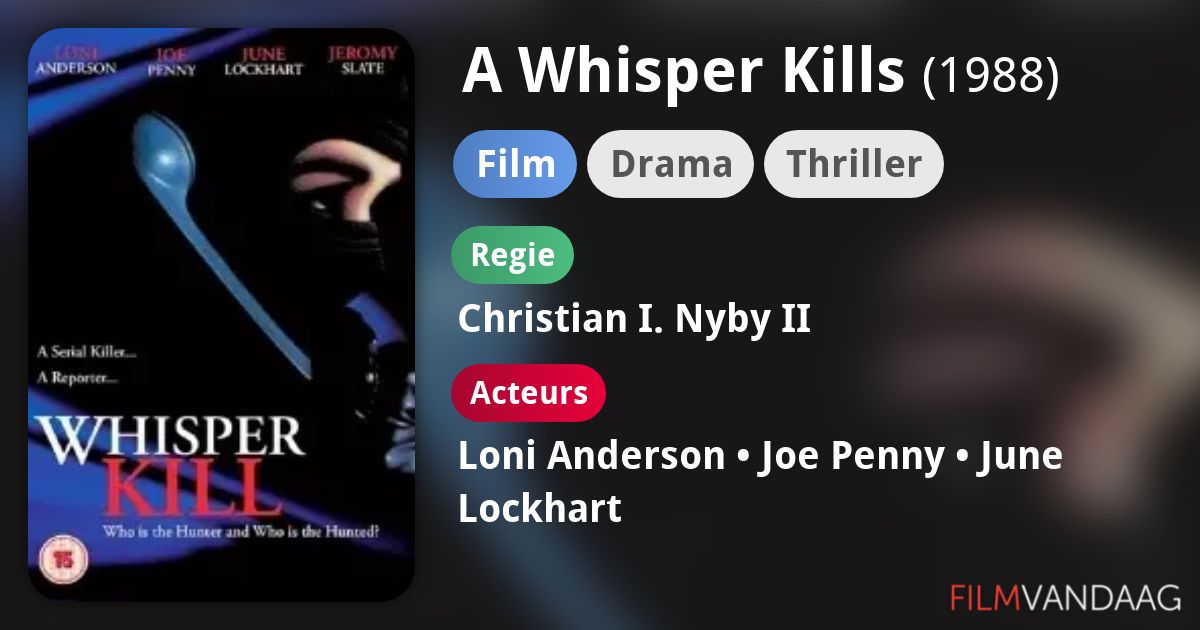 A Whisper Kills (film, 1988) - FilmVandaag.nl