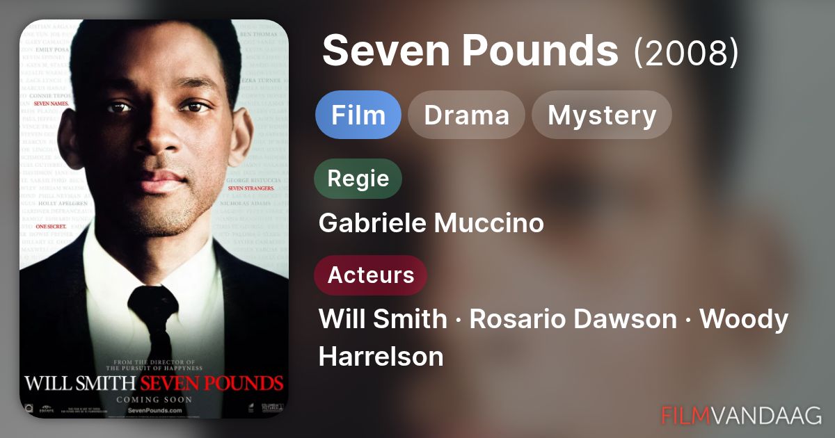 Seven Pounds (film, 2008) - FilmVandaag.nl