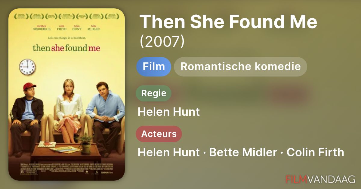 Then She Found Me (film, 2007) - FilmVandaag.nl