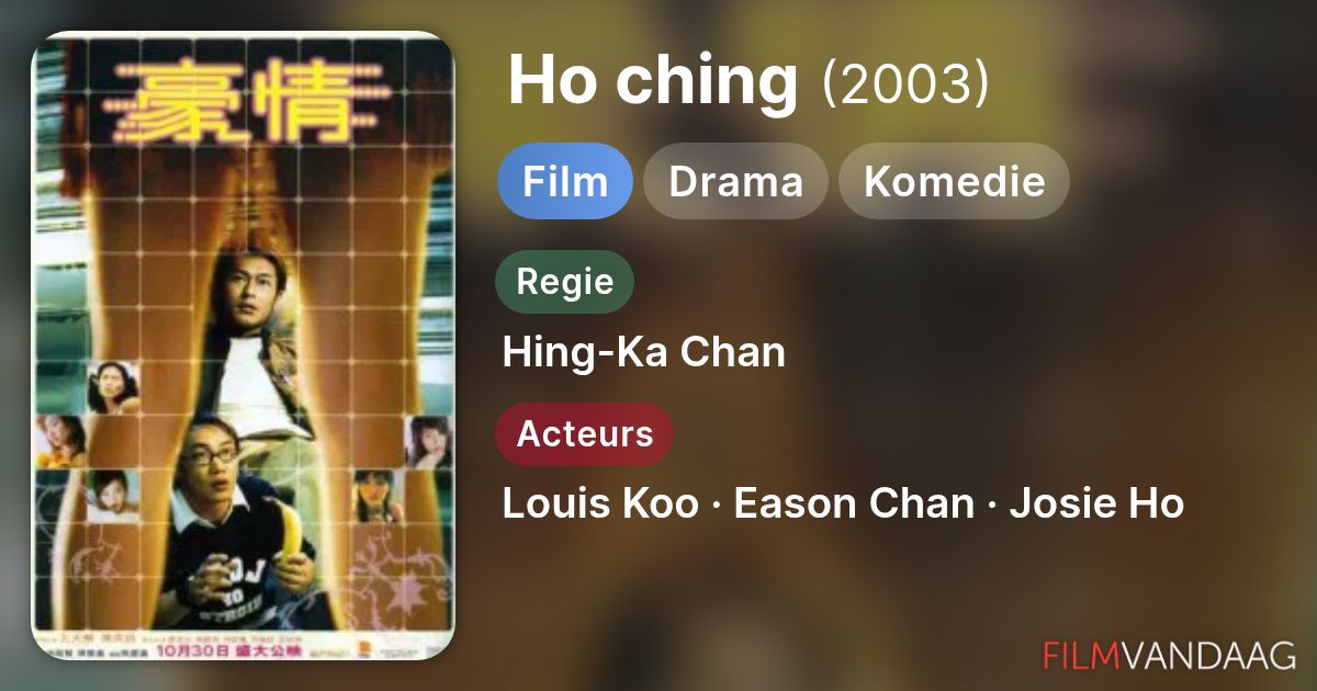 Ho ching (film, 2003) - FilmVandaag.nl