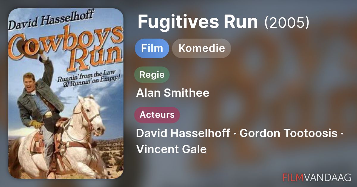 Fugitives Run (film, 2005) - FilmVandaag.nl