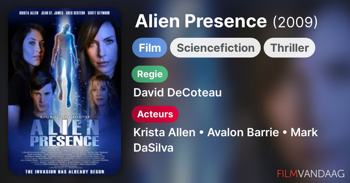 Alien Presence (film, 2009) - FilmVandaag.nl