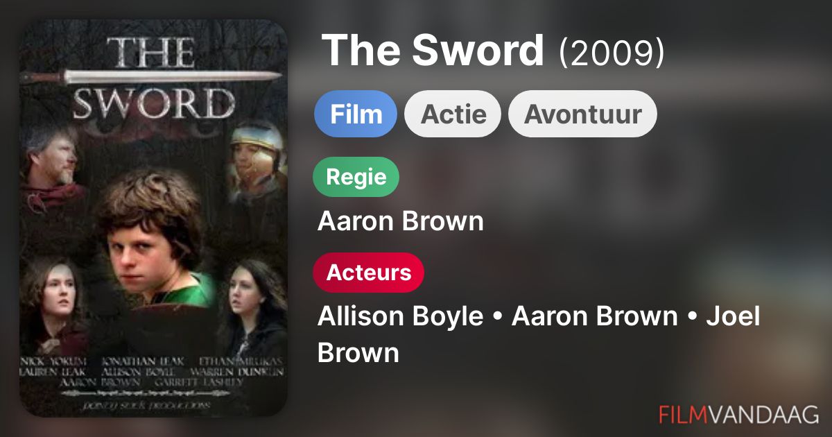 The Sword (film, 2009) - FilmVandaag.nl
