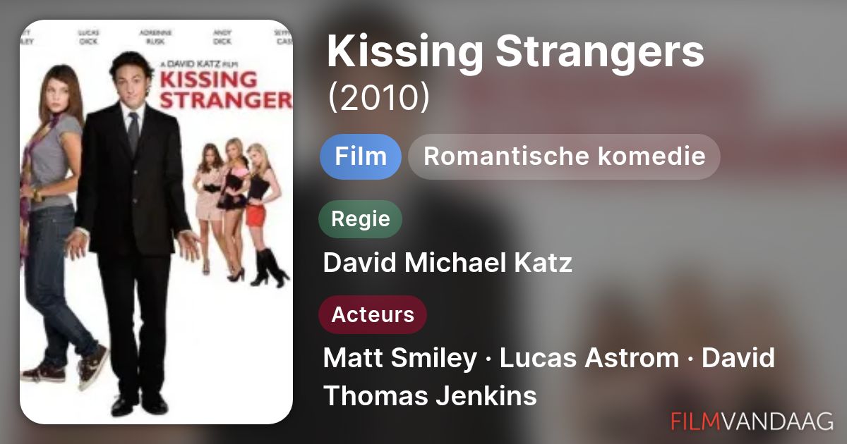 Kissing Strangers Film 2010 Filmvandaag Nl