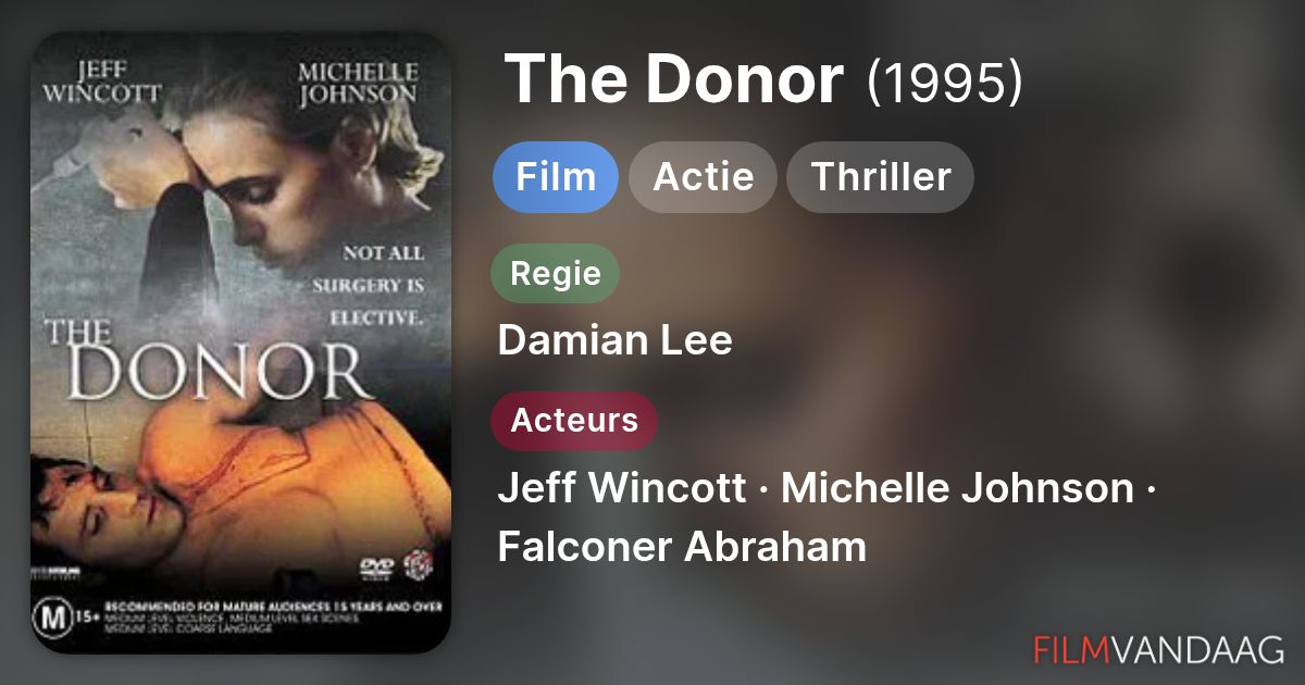 The Donor (film, 1995) - FilmVandaag.nl
