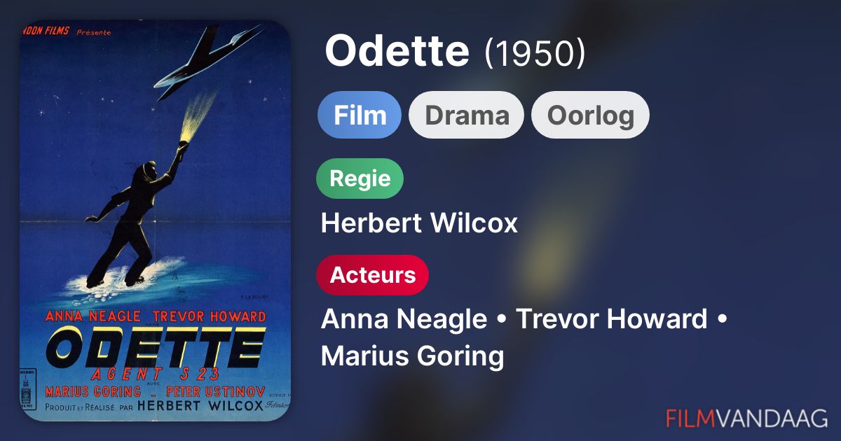 Odette (film, 1950) - FilmVandaag.nl