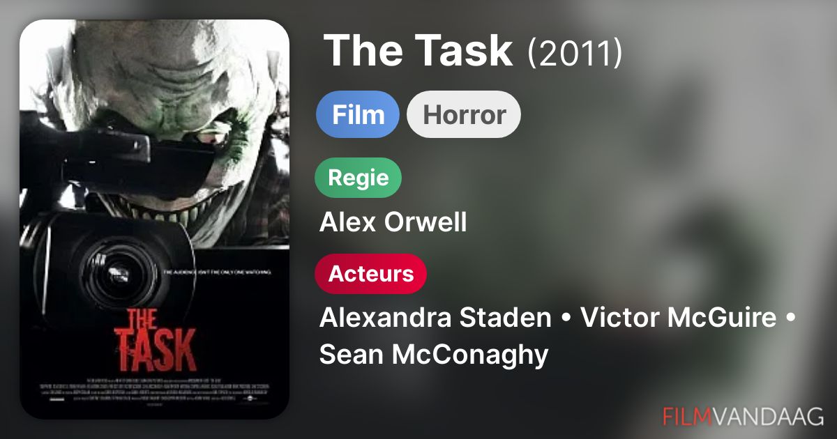 The Task (film, 2010) - FilmVandaag.nl