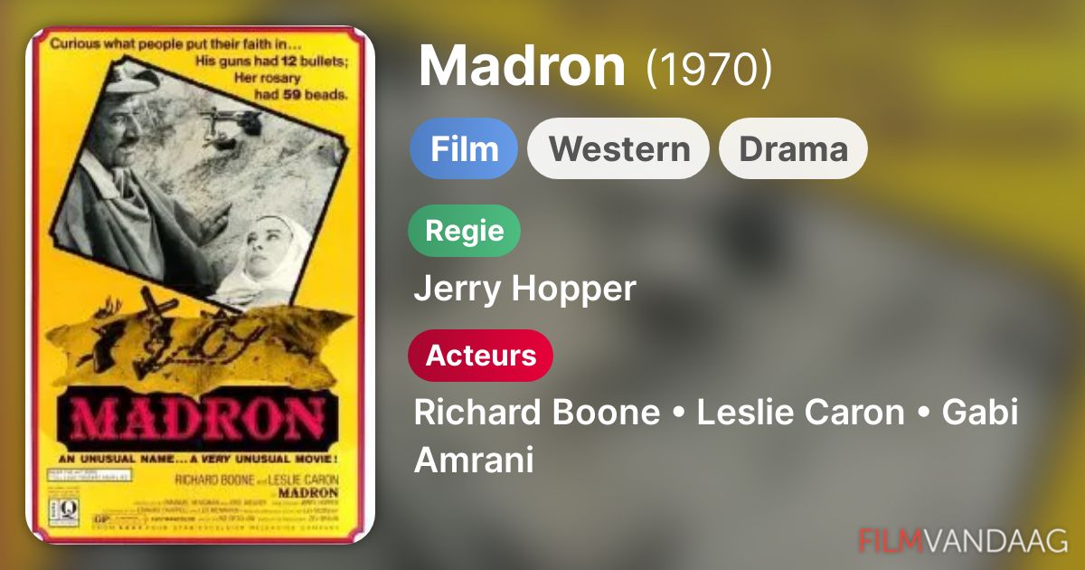 Madron (film, 1970) - FilmVandaag.nl