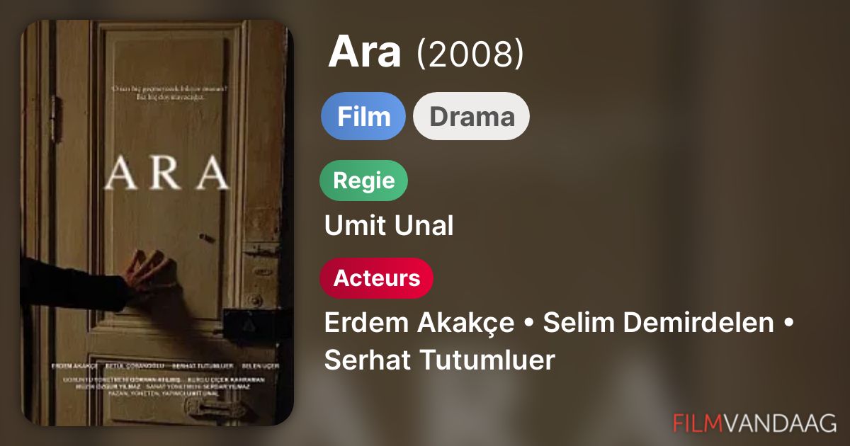 Ara (film, 2008) - FilmVandaag.nl