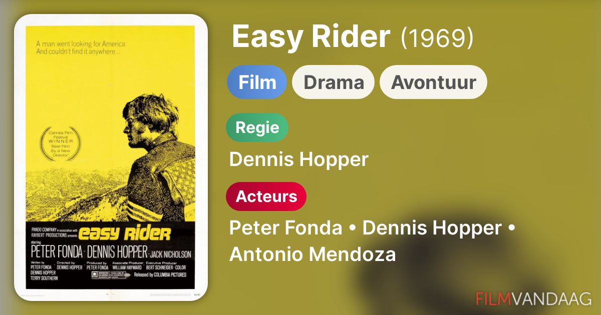 Easy Rider (film, 1969) - FilmVandaag.nl