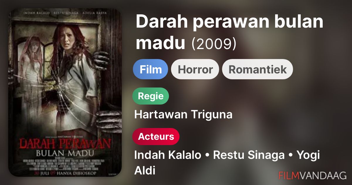 Darah perawan bulan madu (film, 2009) - FilmVandaag.nl