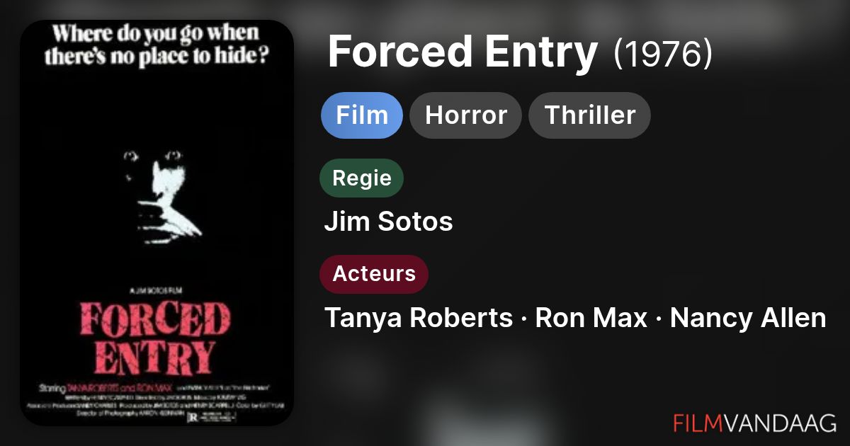 Forced Entry (film, 1976) - FilmVandaag.nl