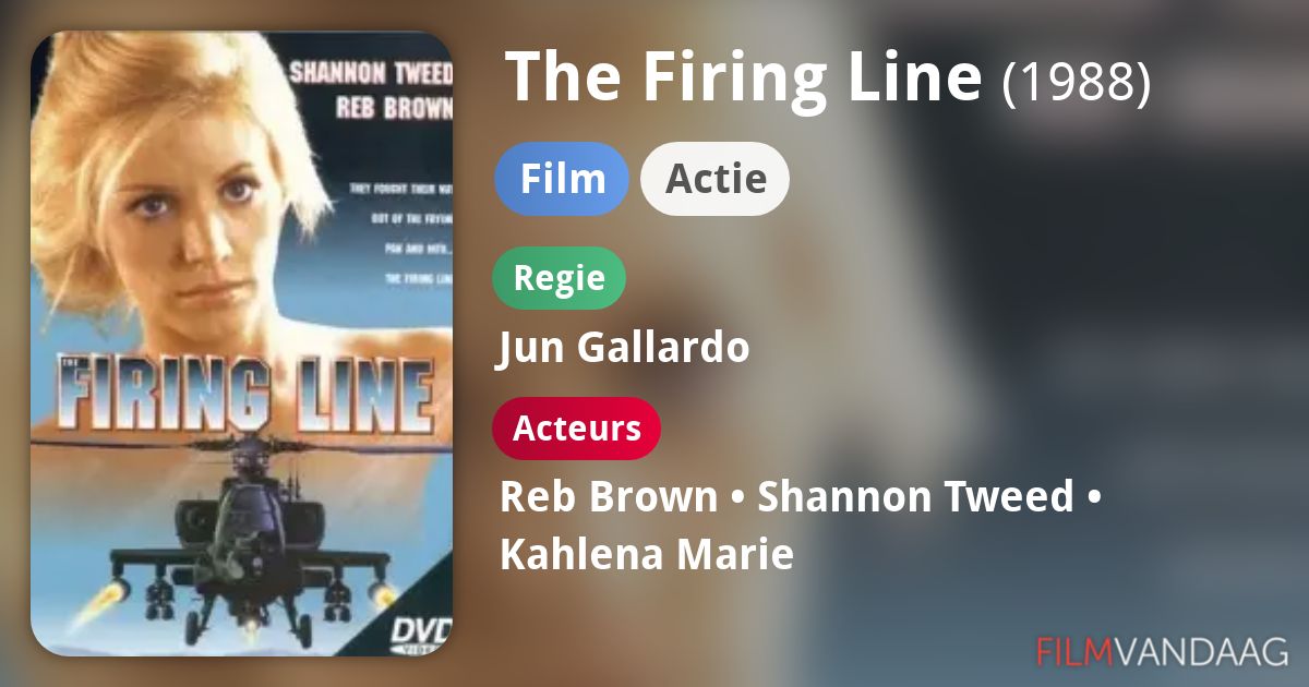 The Firing Line (film, 1988) - FilmVandaag.nl
