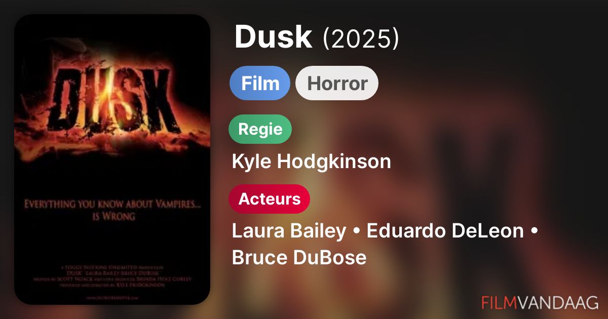 Dusk (film, 2010) - FilmVandaag.nl
