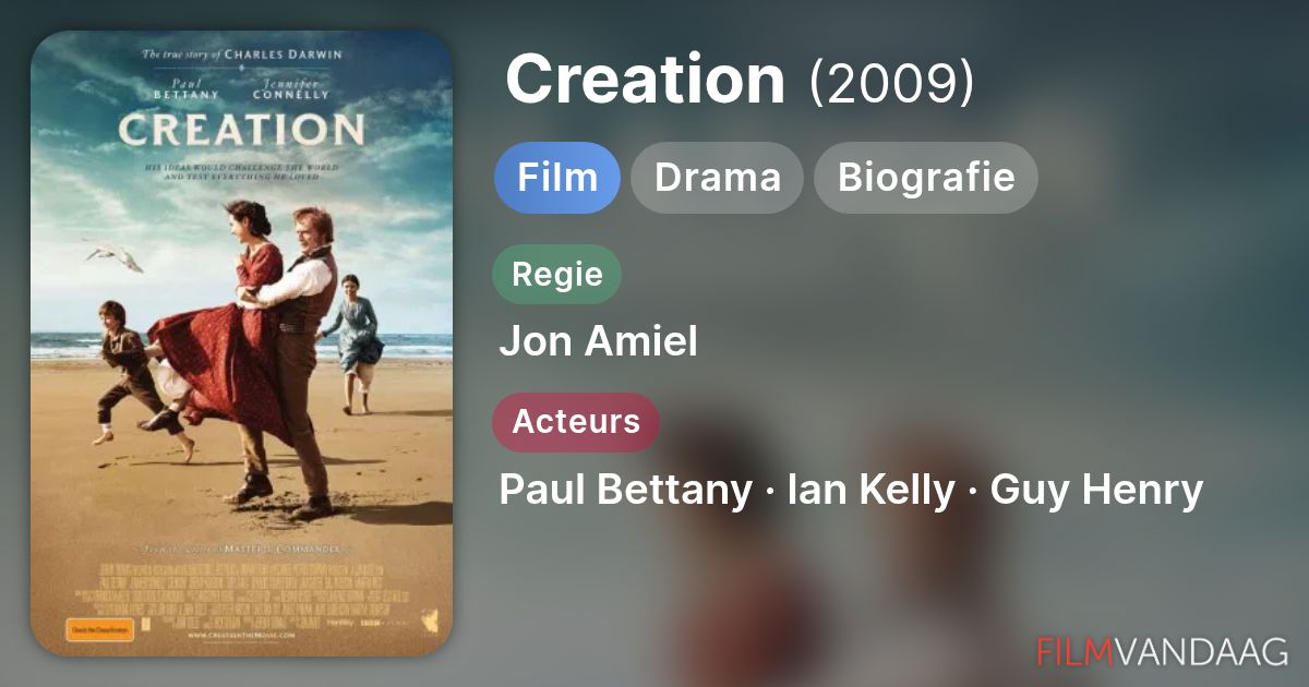 Creation (film, 2009) - FilmVandaag.nl