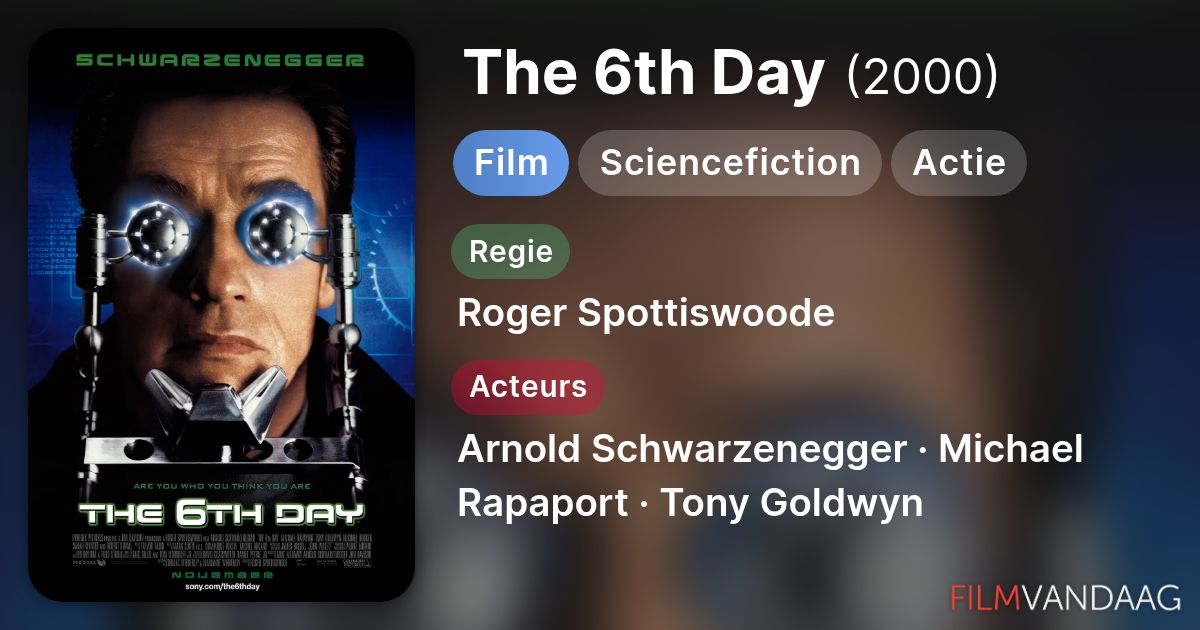 The 6th Day (film, 2000) Nu Online Kijken - FilmVandaag.nl