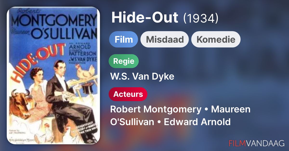 Hide-Out (film, 1934) - FilmVandaag.nl