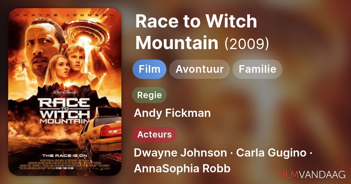 Race to Witch Mountain (film, 2009) - FilmVandaag.nl