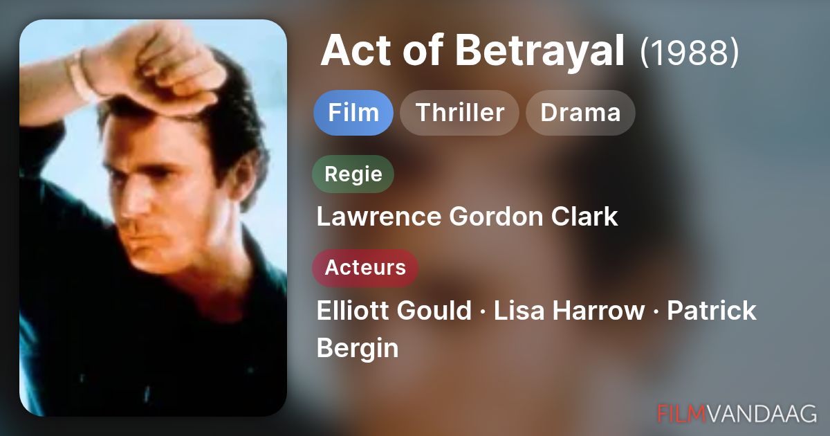 Act of Betrayal (film, 1988) - FilmVandaag.nl