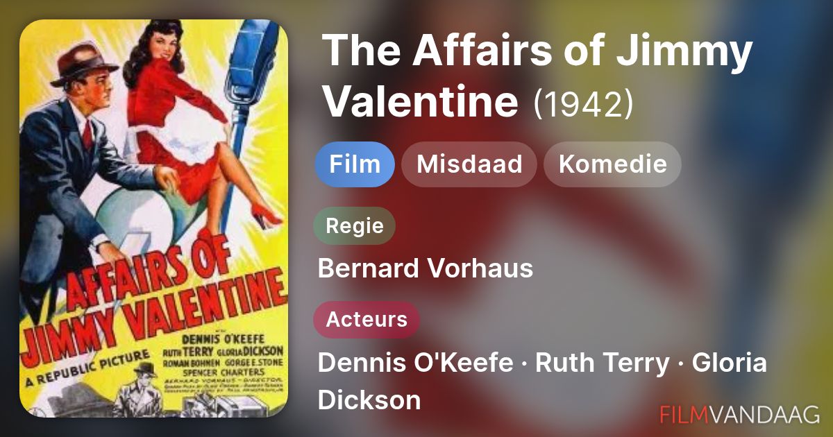 The Affairs of Jimmy Valentine (film, 1942) - FilmVandaag.nl